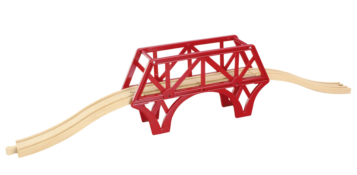 3 Piece Suspension Bridge with Wooden Ascending Tracks – WoodenTracks