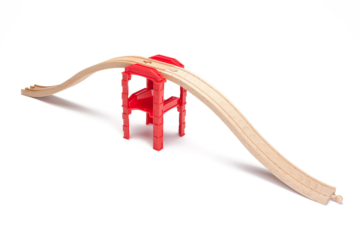 3 Level Wooden Train Ascending Track – WoodenTracks
