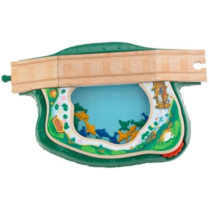 Thomas and Friends Wooden Railway Spin and Swim Liy Pond Bridge ...