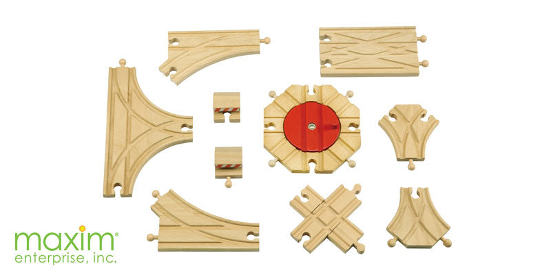 Expansion Wooden Switch and Crossing Track Pack – WoodenTracks